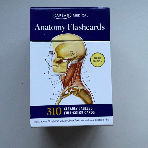 Kaplan | Other | Kaplan Medical Anatomy Flash Cards | Poshmark